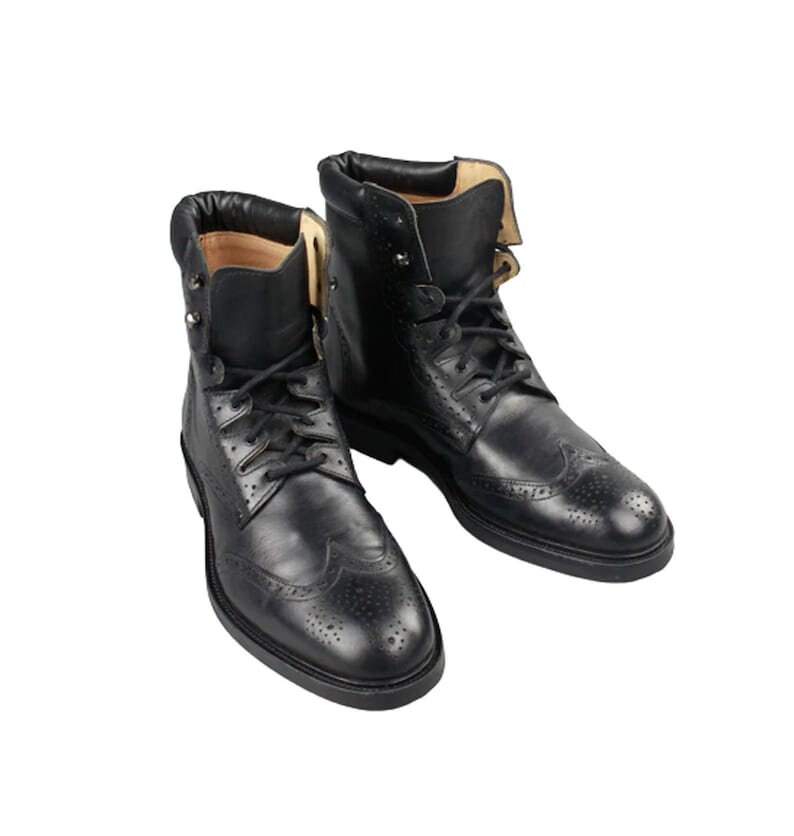 Scottish Ghillie Brogues Kilt Boot Long Leather Shoes With - Etsy