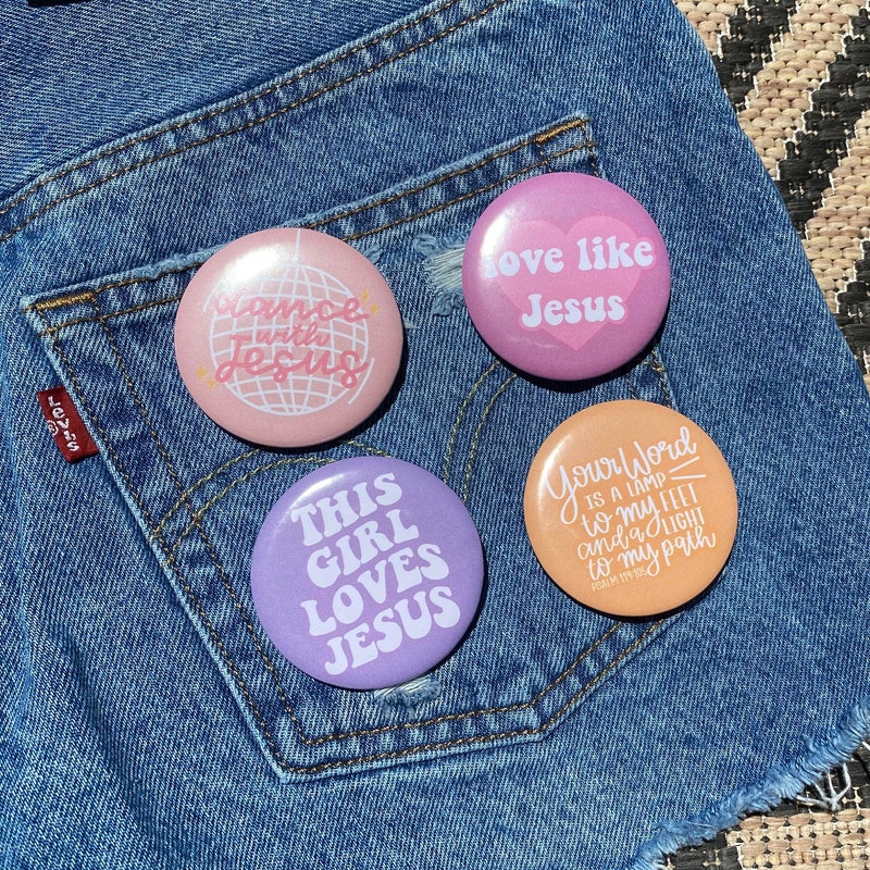 Christian Pins - Etsy