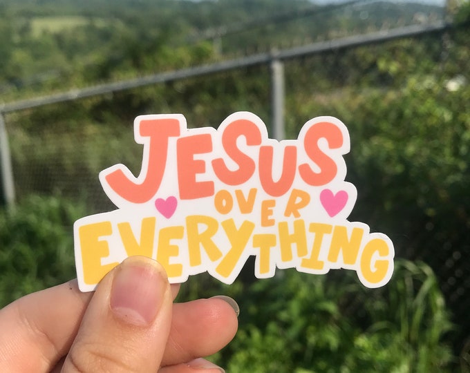 Start Today With Jesus Sticker, Christian Sticker, Religious Sticker ...