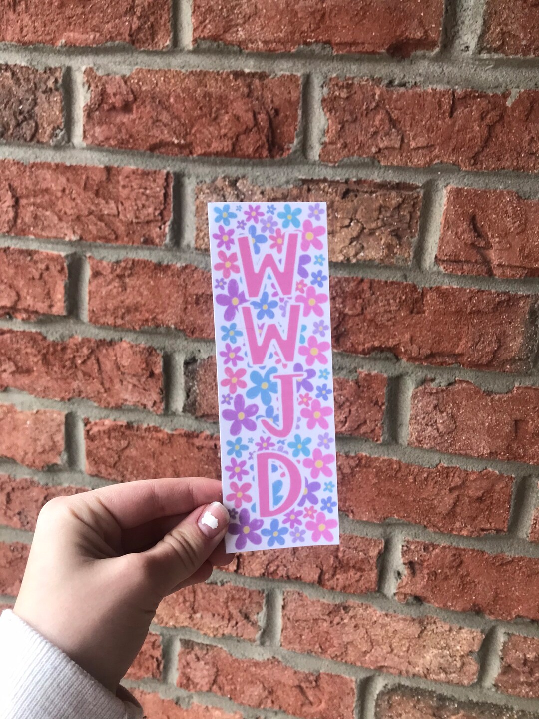 WWJD Bookmark, Christian Bookmark, Religious Bookmark, Bible Bookmark ...