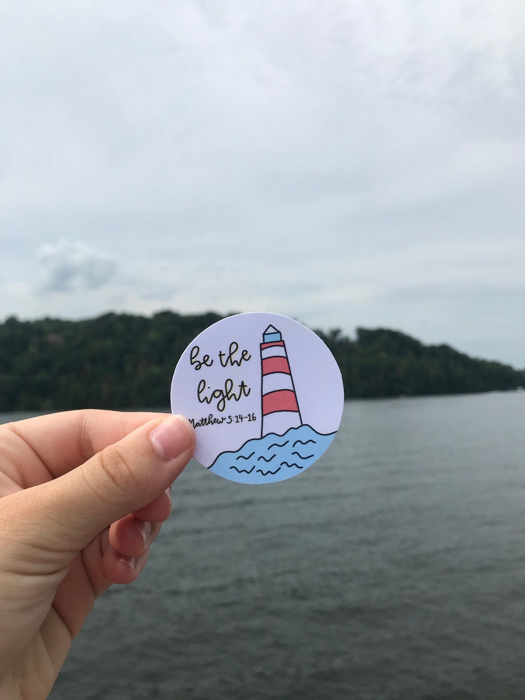 Be the Light Sticker, Christian Sticker, Faith Sticker, Waterproof ...