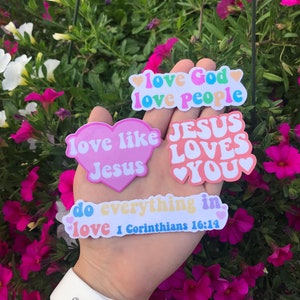 The Love Sticker Pack, 4 Pack of Stickers, Christian Sticker Pack ...