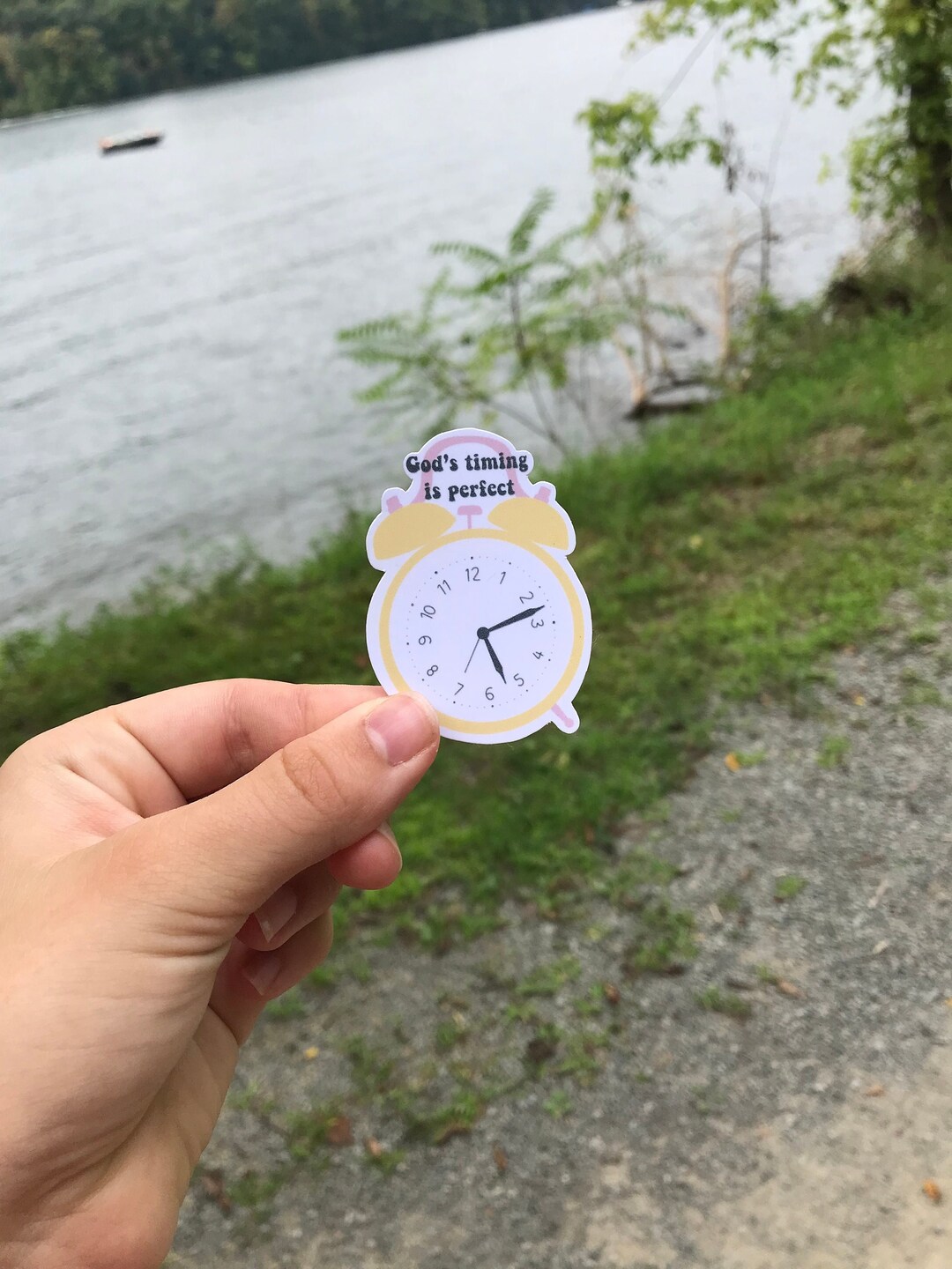 God’s Timing is Perfect Sticker, Christian Sticker, Faith Sticker ...