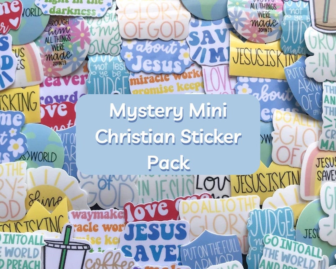 Mystery Mini Christian Sticker Pack, Mystery Mini Faith Sticker Pack ...