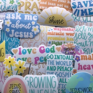 Mystery Christian Sticker Pack, Suprise Christian Sticker Pack ...