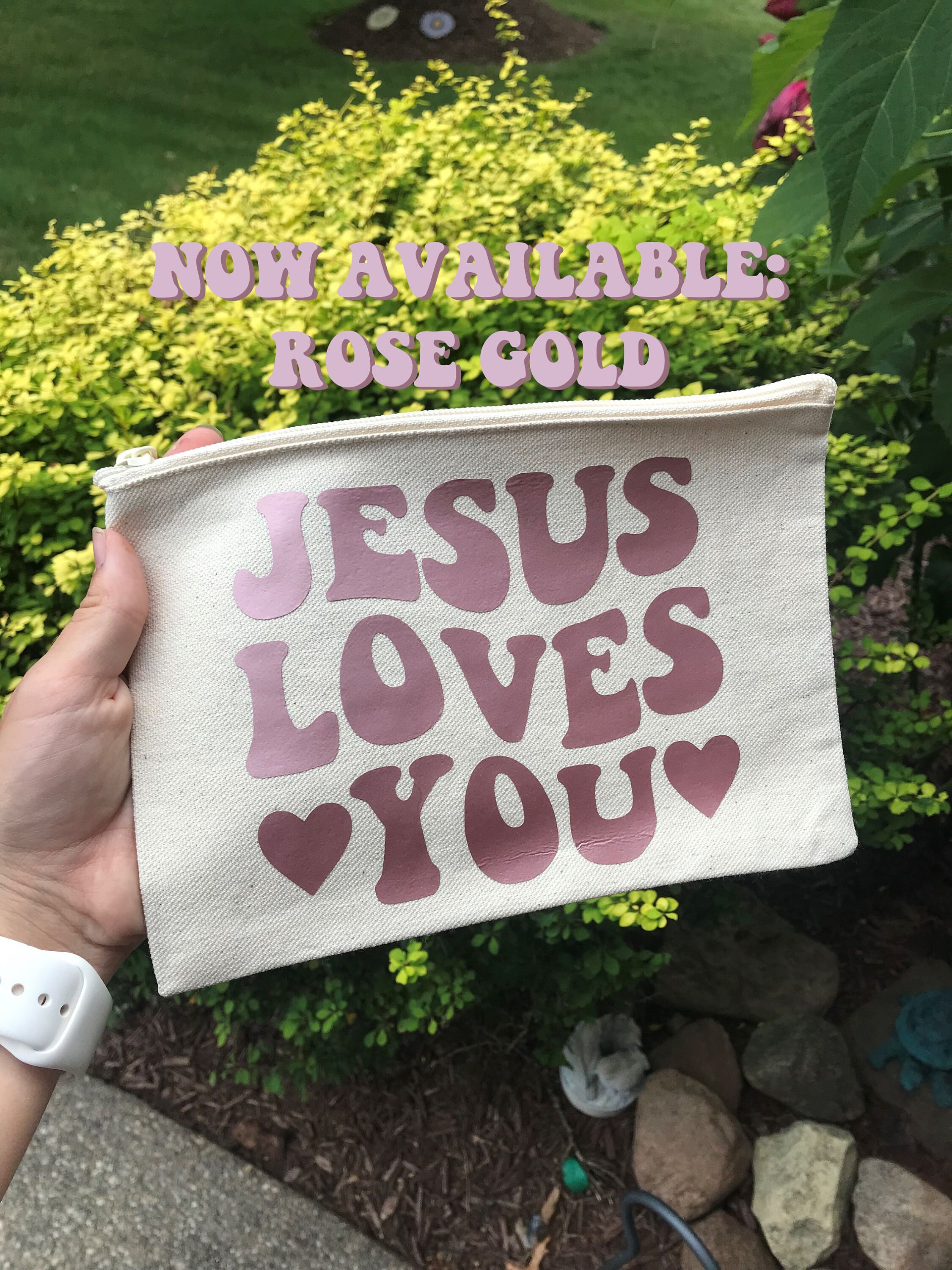 My Bible Study Bag: Canvas Zipper Pouch, Christian Gift - Etsy