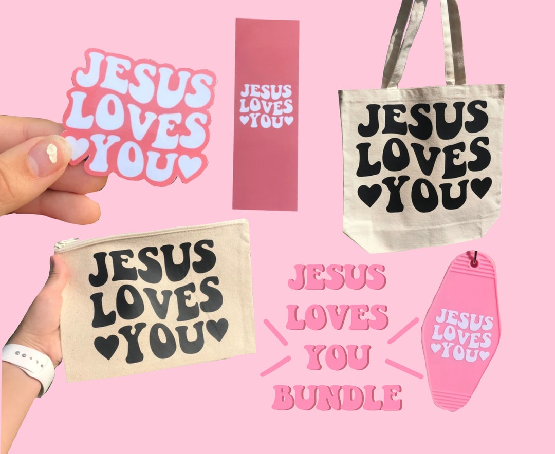 Jesus Loves You Bundle, Christian Gifts, Gifts for Her, Bible ...