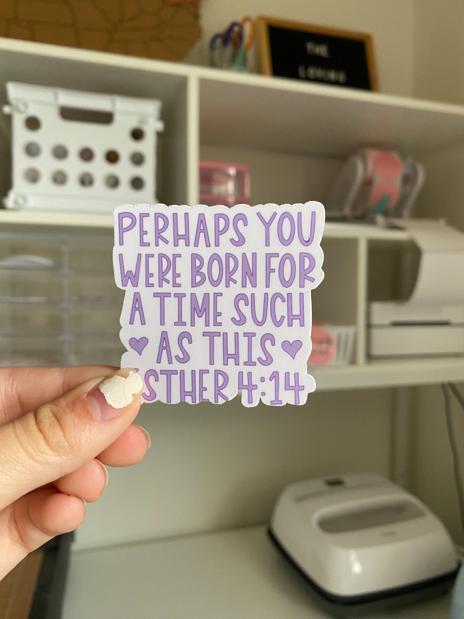 Esther 4:14 Sticker, Christian Sticker, Faith Sticker, Bible Sticker ...