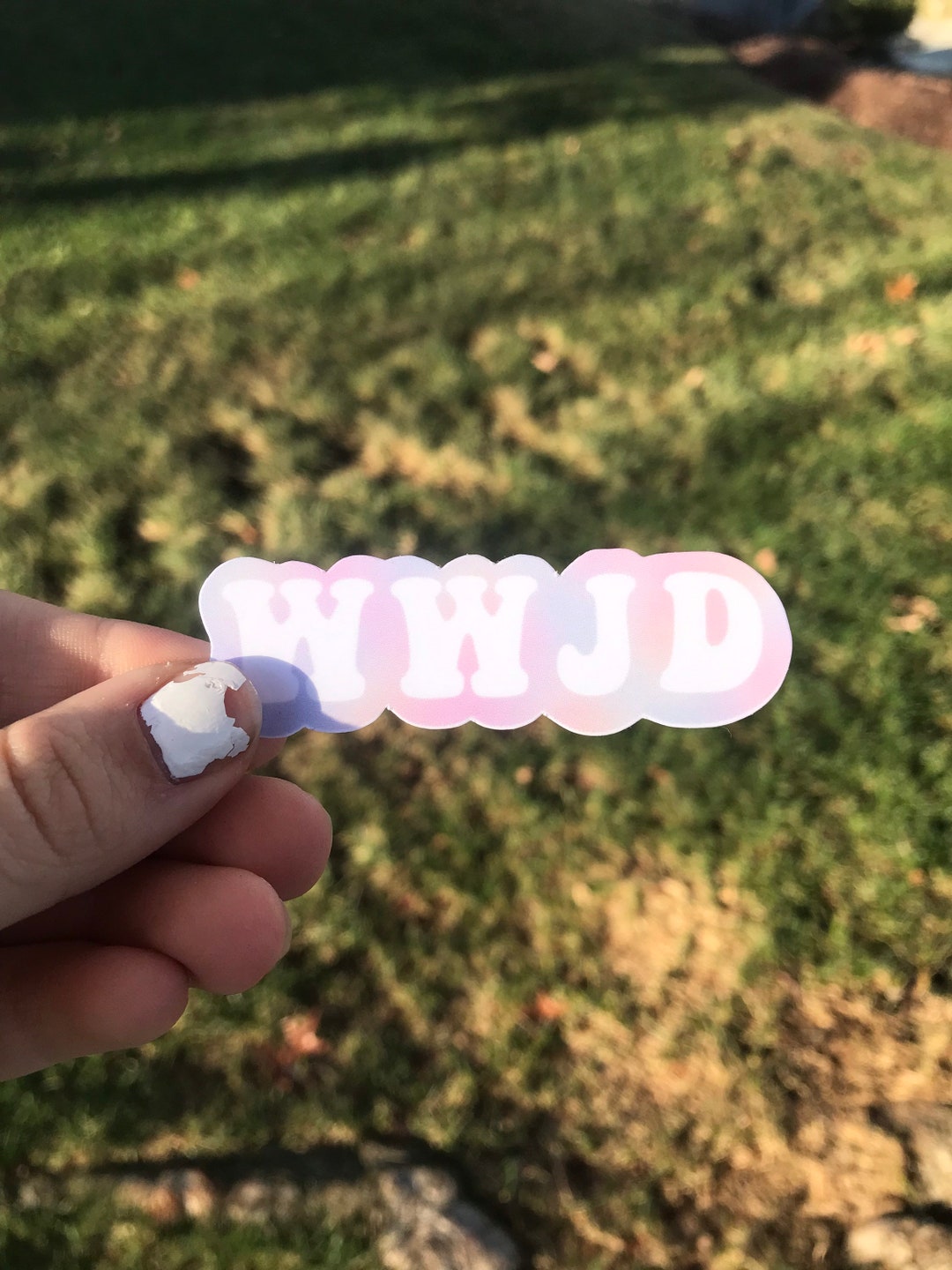 WWJD Sticker, What Would Jesus Do Sticker, Christian Sticker, Faith ...