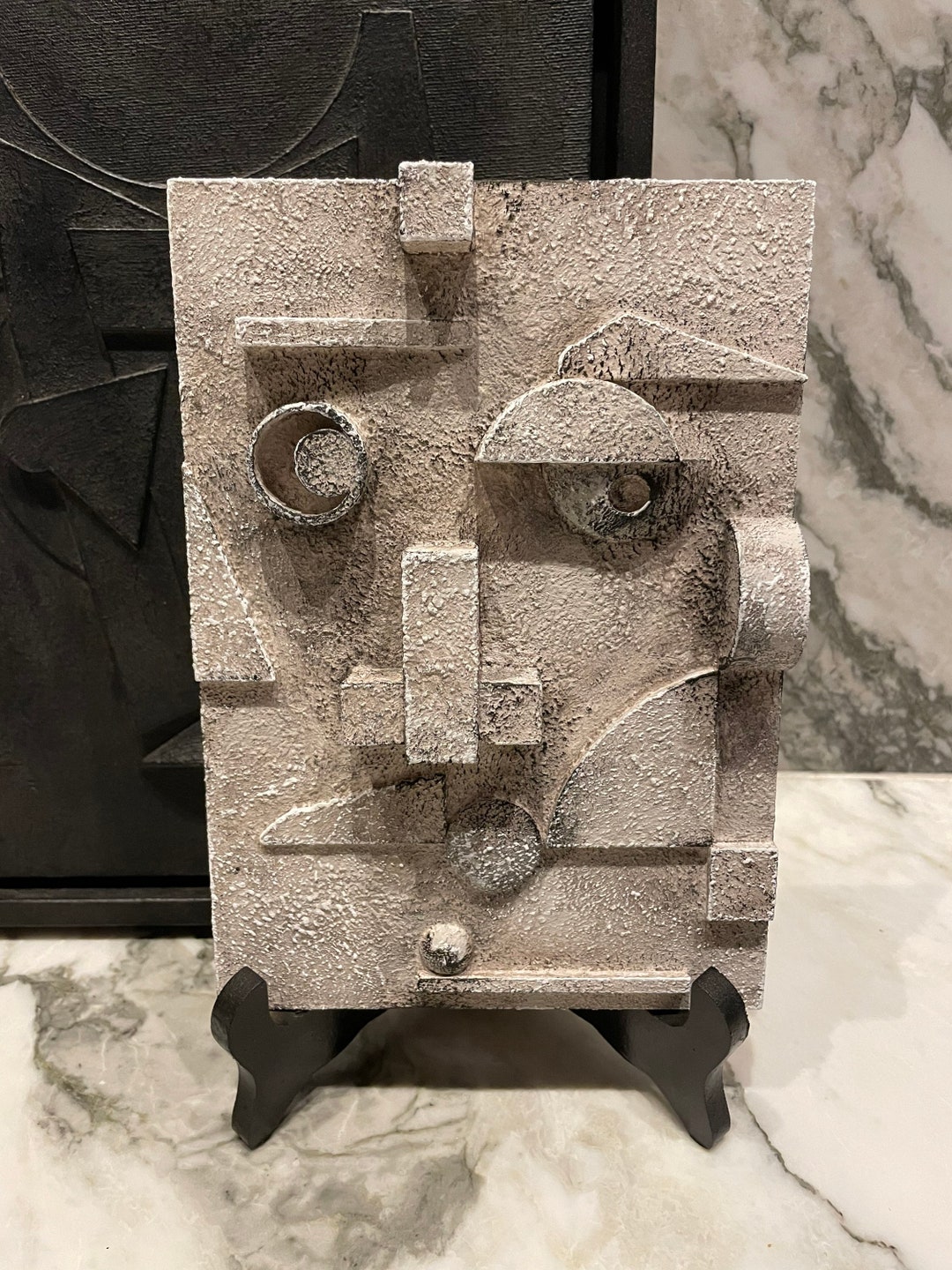 Brutalist Collage 'cubiste Face' Neutral - Modernist Influence, Bas ...