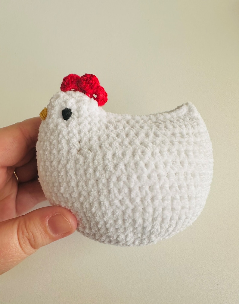 Hen Crochet Pattern, French PDF Crochet Tutorial, Colette the Crochet ...