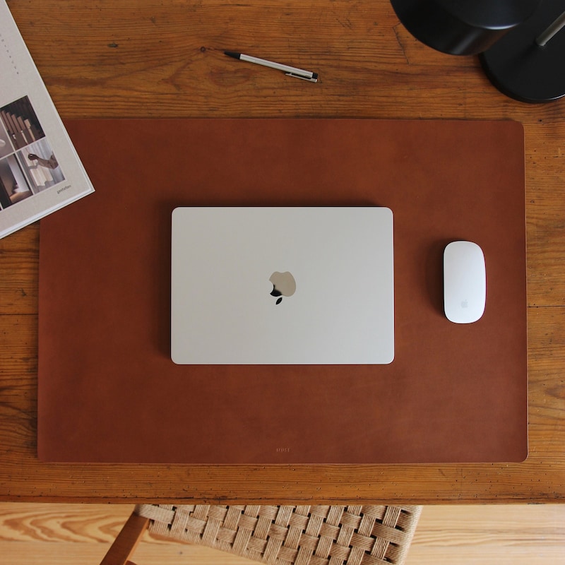 Leather Desk Pad - Etsy