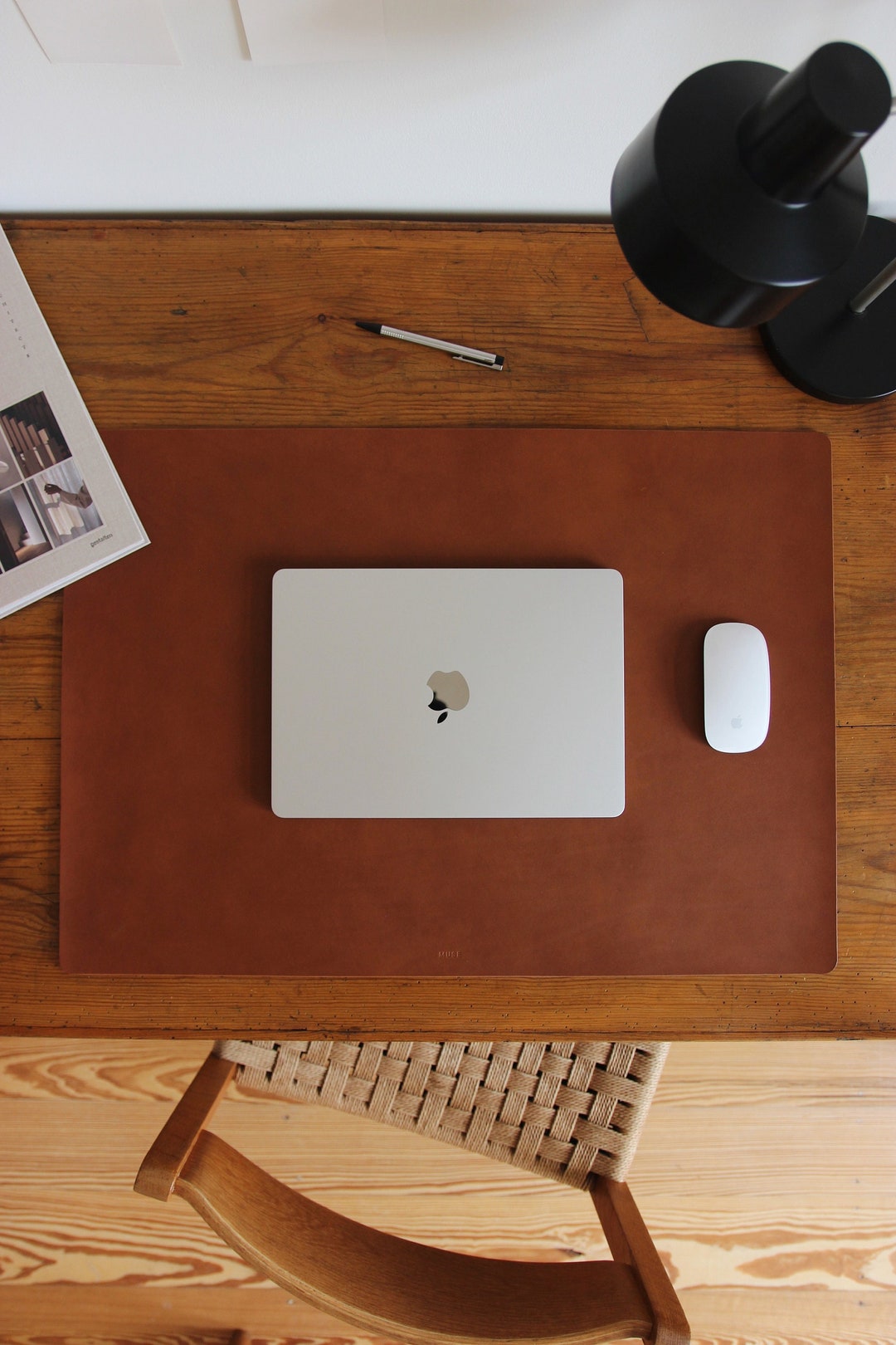 Leather Desk Pad | Designer Office Desk Pad | Home Office Accessory ...