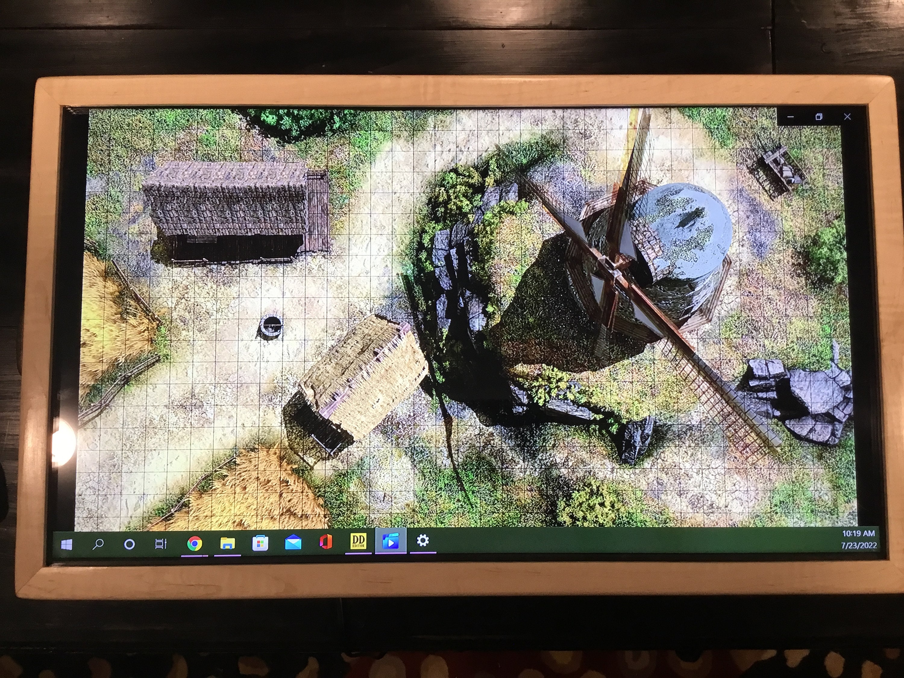 Handcrafted 43 Digital Map Case Digital Tabletop Dnd Table Gift Idea ...