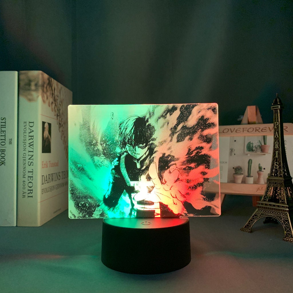 Night Lights Lighting Illusion Nightstand Lamp My Hero Academia Shoto ...