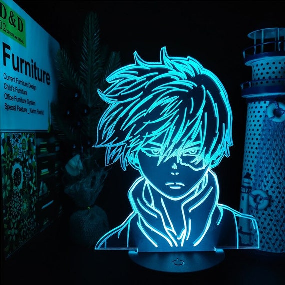 Night Lights Lighting Illusion Nightstand Lamp My Hero Academia Shoto ...