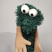 Mysterious Green Soft Hand Puppet for Therapy, Kids Play or Theater - Etsy