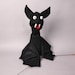 Vampire Bat Handmade Professional Puppet Bat Plushie With Movable Mouth ...