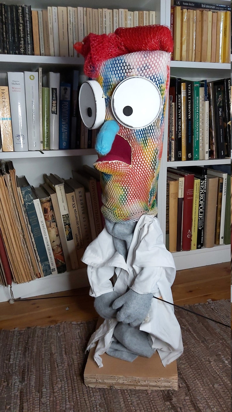 Amazed Scientist Puppet Muppet Style Hand Puppet - Etsy