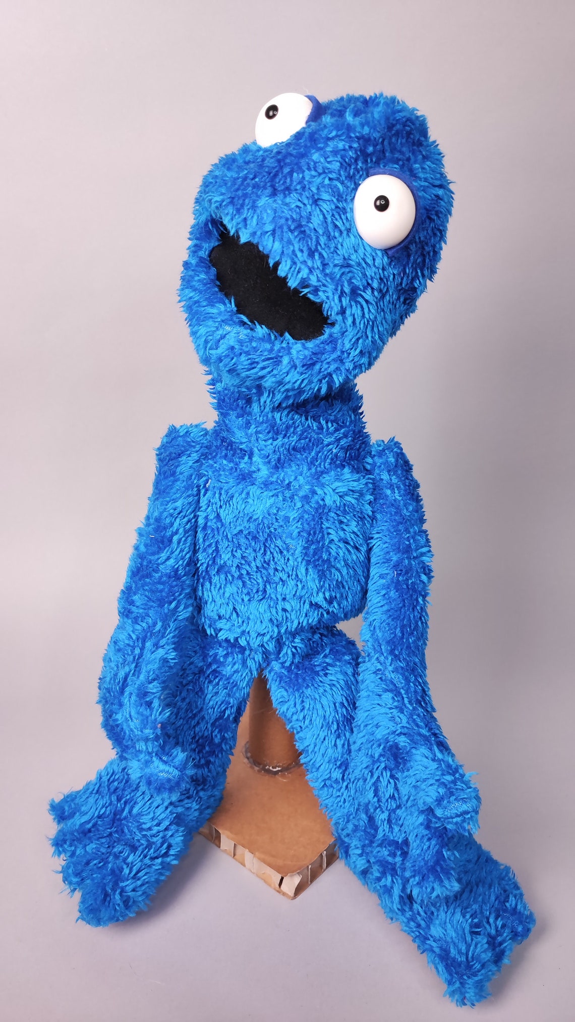 Blue Monster Puppet Muppet Style Joy for Kids and Adults - Etsy