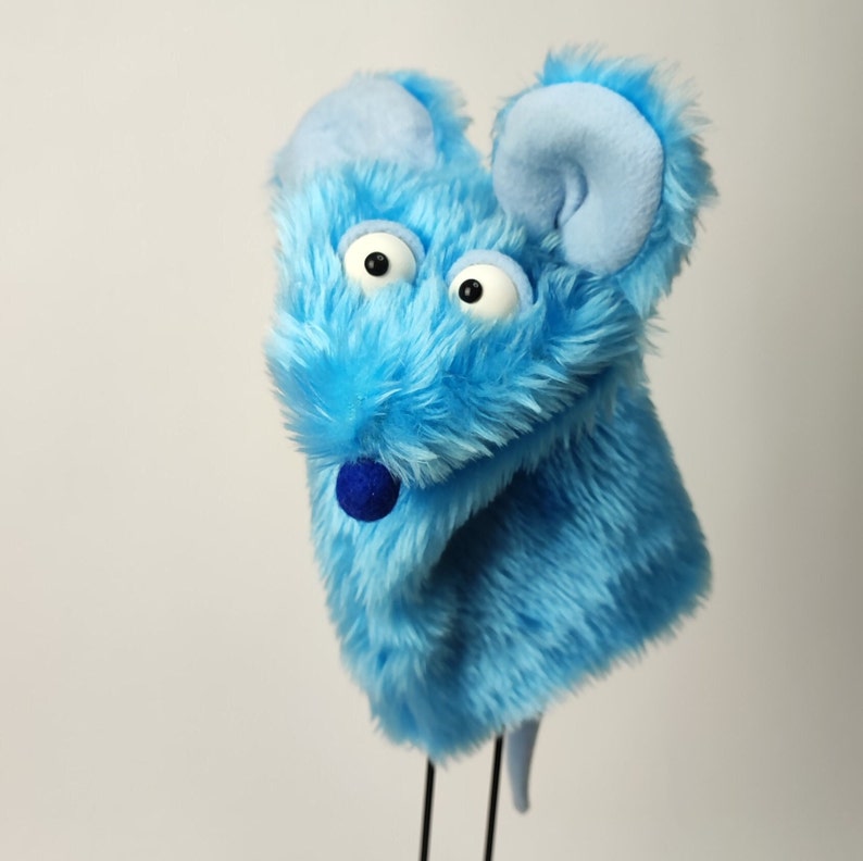 Icy the Mouse - Hand Puppet Muppet Style - Etsy