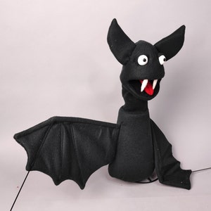 Vampire Bat Handmade Professional Puppet | Bat Plushie With Movable ...