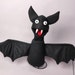 Vampire Bat Handmade Professional Puppet Bat Plushie With Movable Mouth ...