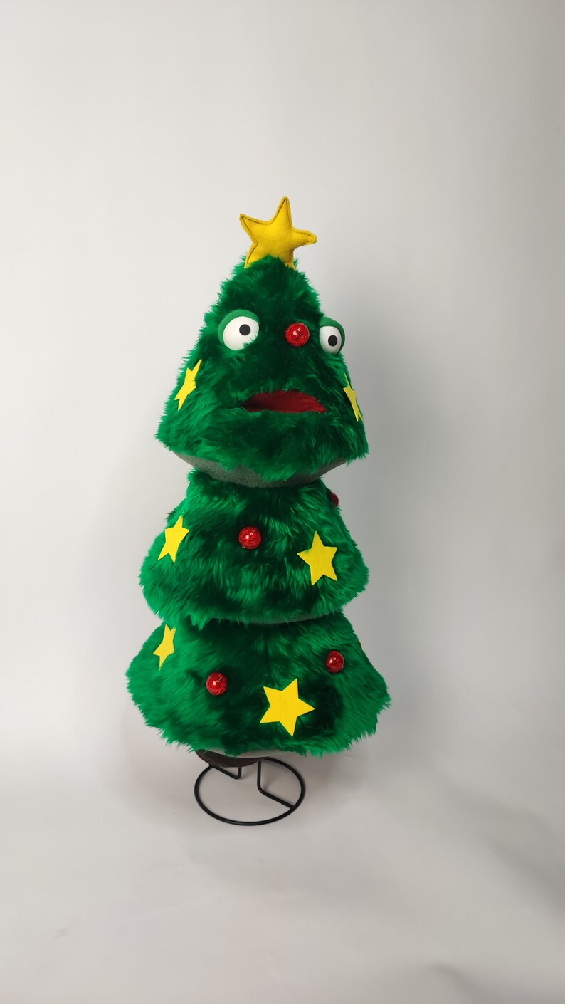 Christmas Tree Puppet - Muppet Style - Etsy
