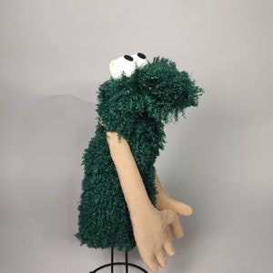 Mysterious Green Soft Hand Puppet for Therapy, Kids Play or Theater - Etsy