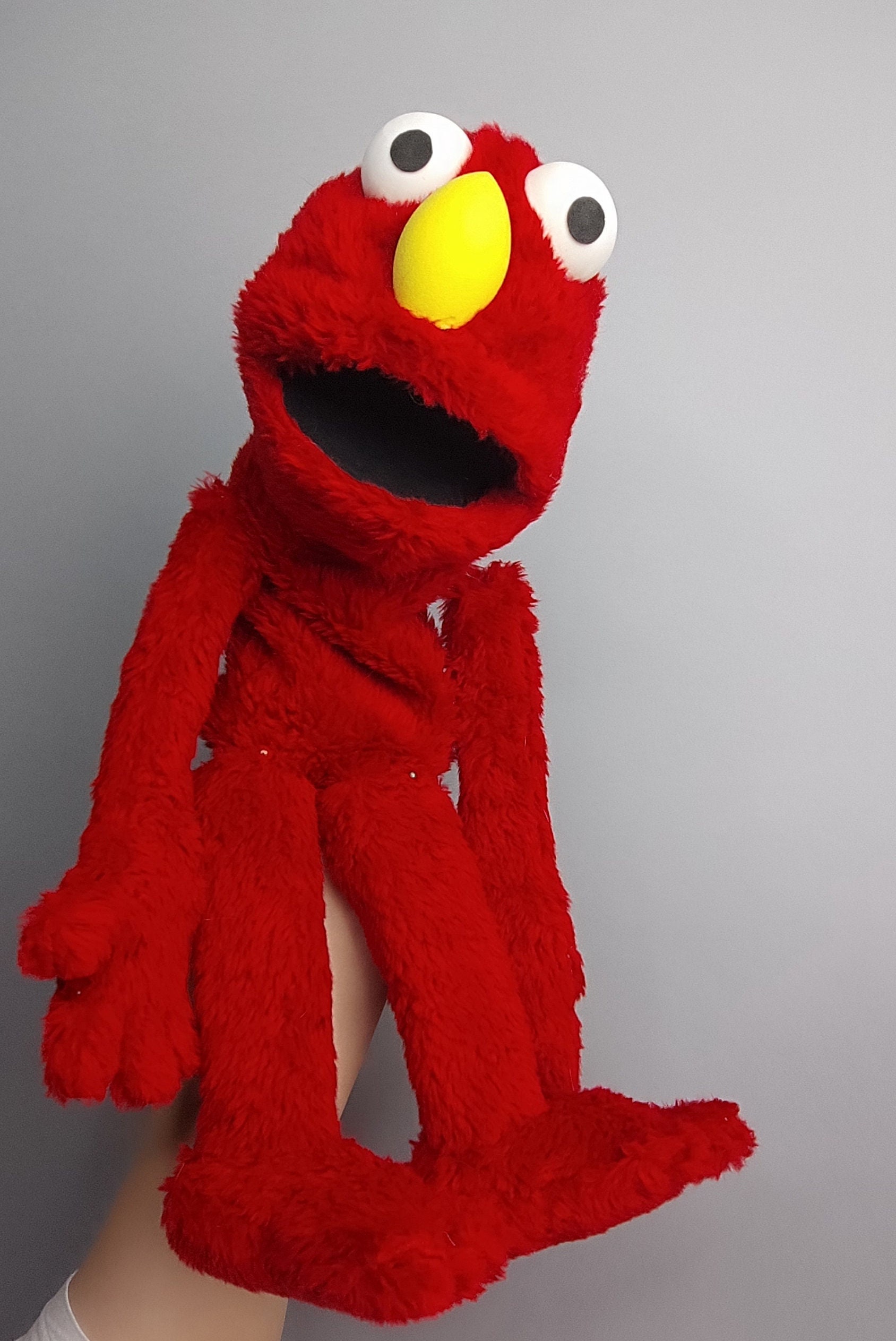 Red Monster Puppet Love Muppet Style | Educational Tool for Kids ...