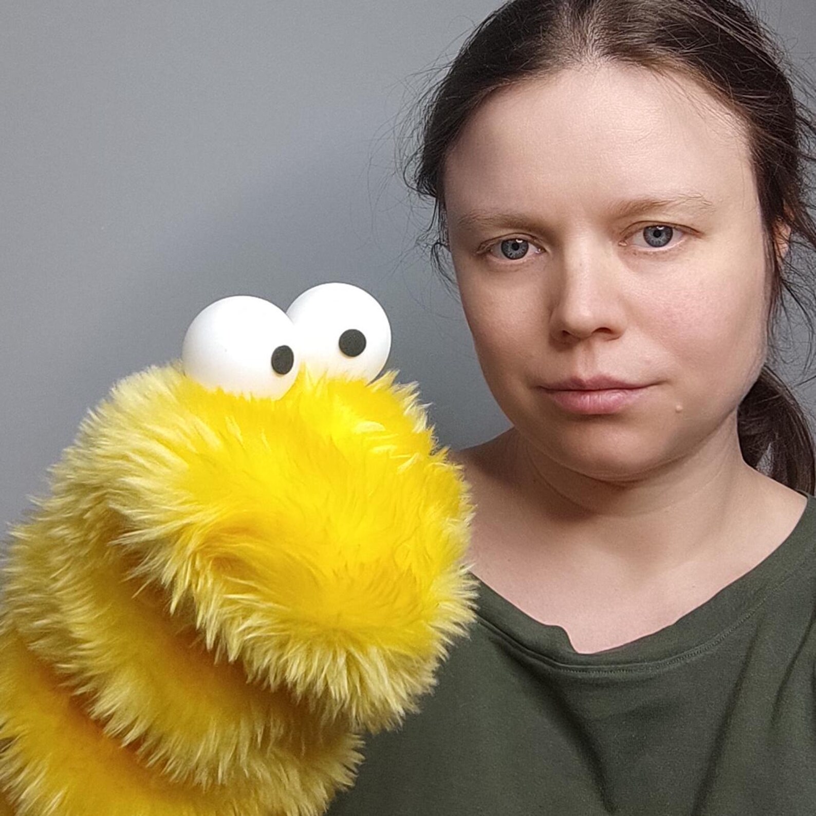 Yellow Sock Hand Puppet - for Therapy, Camera and Fun! - Etsy