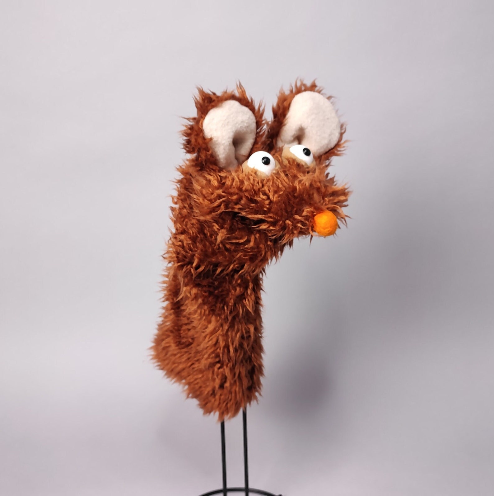 Kukiełka W Stylu Muppet Rusty Mouse | Kukiełka Ręczna | Uroczy Szczur ...