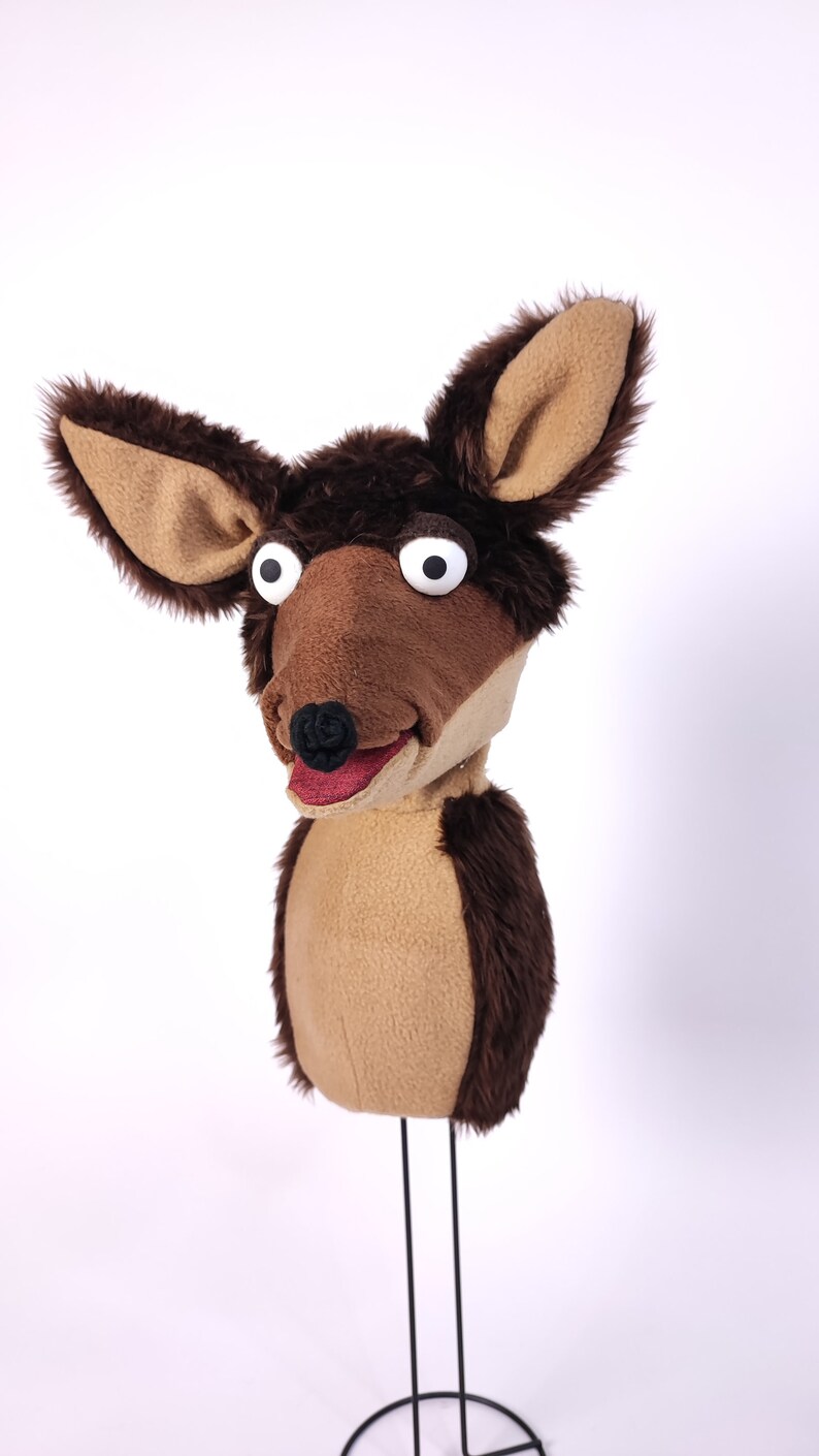 Loco the Jackal - Hand Puppet, Therapeutic Puppet, NVC - Etsy