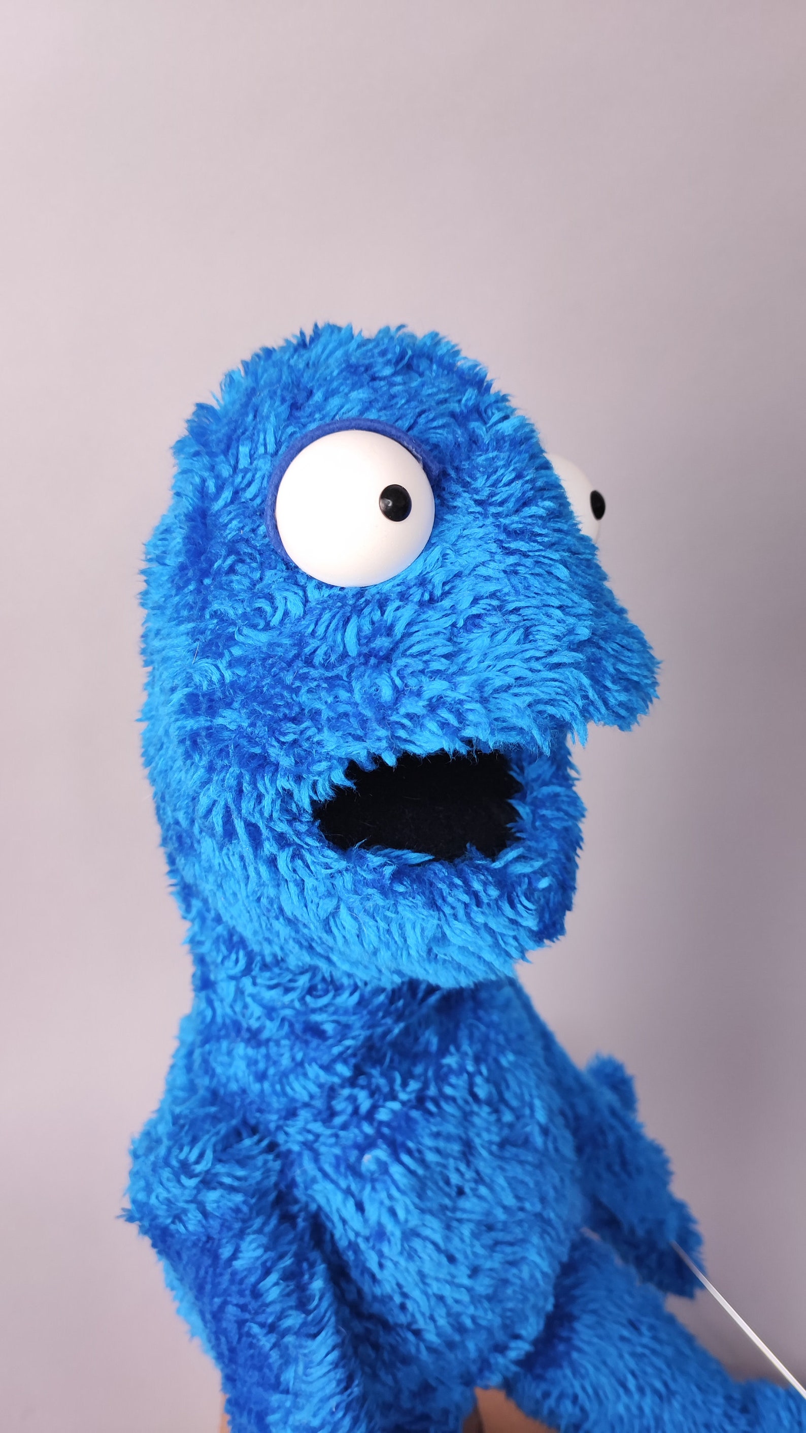 Blue Monster Puppet Muppet Style - Joy for Kids and Adults - Etsy