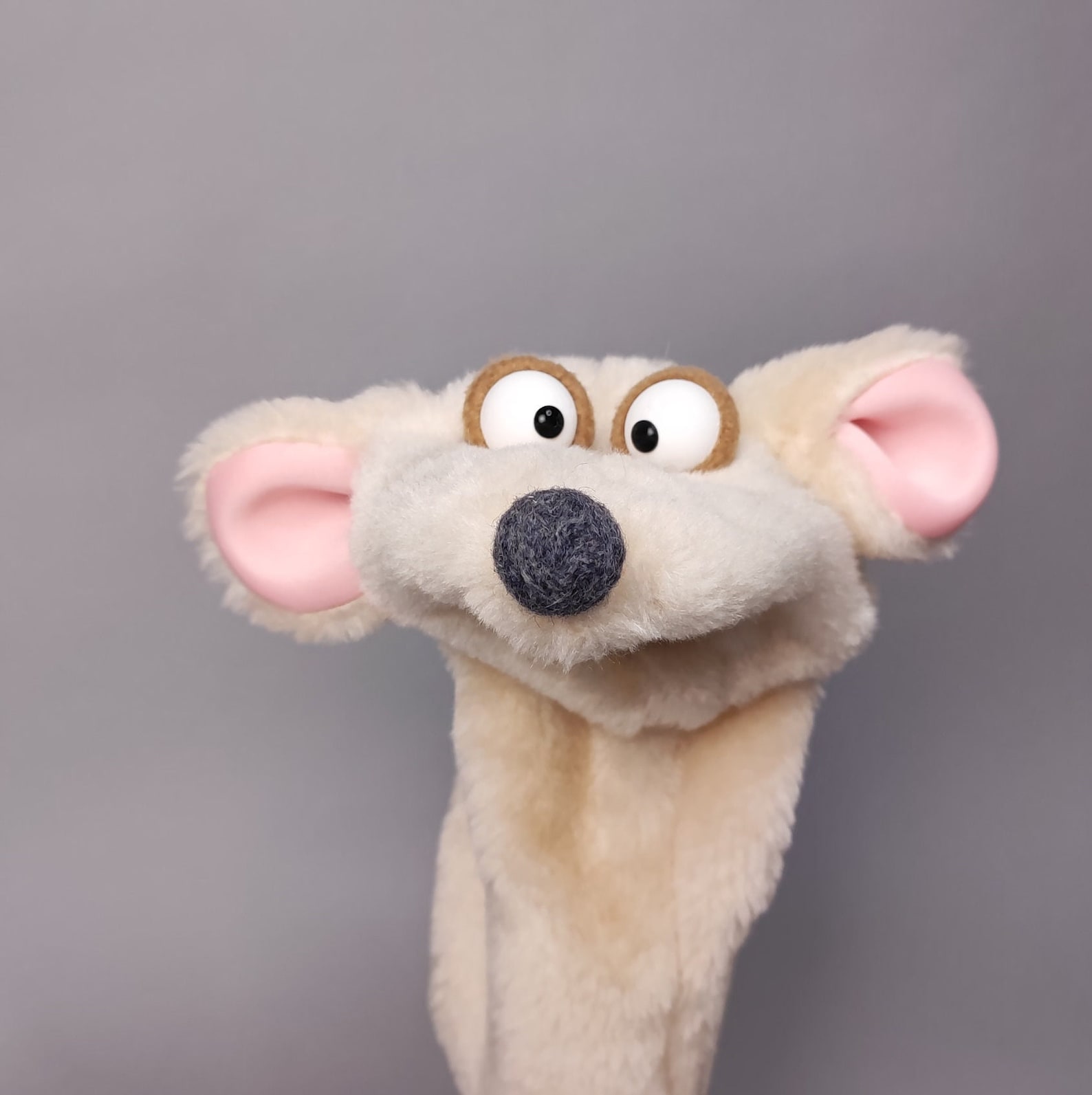 White Mouse Muppet Style Puppet | Hand Puppet | Dumbo Rat | Educational ...