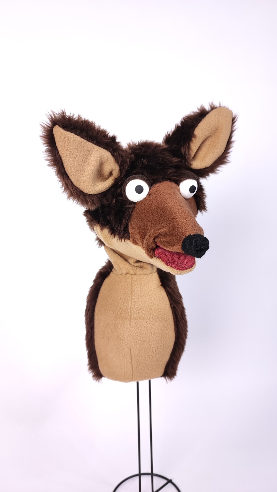 Loco the Jackal - Hand Puppet, Therapeutic Puppet, NVC - Etsy