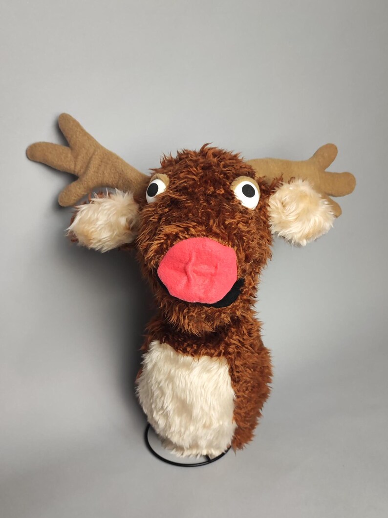 Red-nosed Reindeer Ray - Professional Puppet, Muppet - Etsy