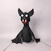 Vampire Bat Handmade Professional Puppet Bat Plushie With Movable Mouth ...
