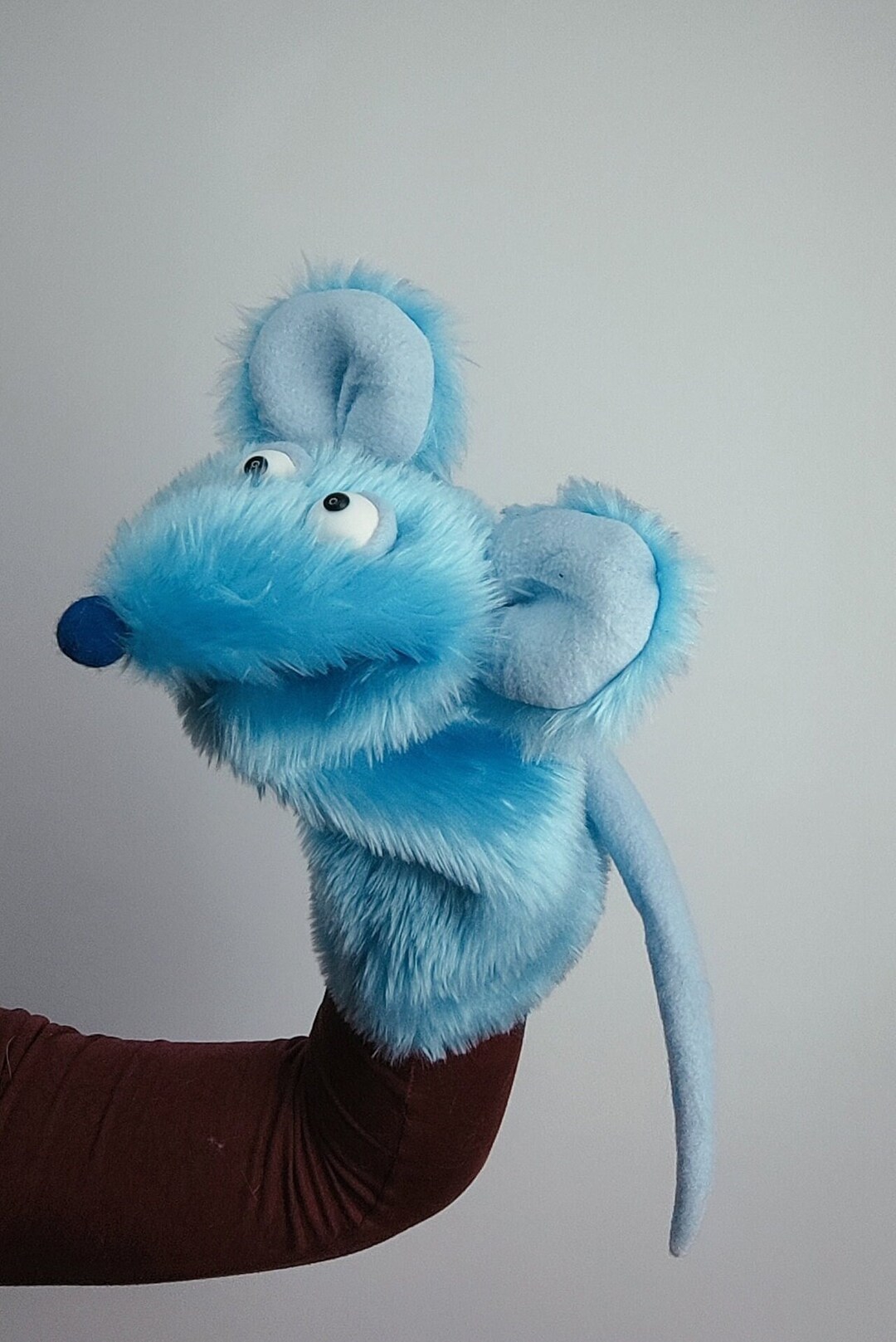 Icy the Mouse Hand Puppet Muppet Style - Etsy
