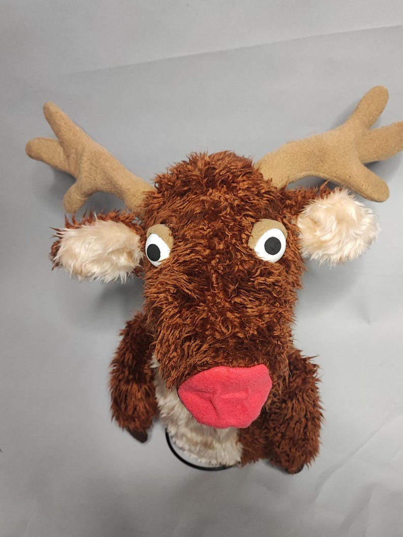 Red-nosed Reindeer Ray - Professional Puppet, Muppet - Etsy