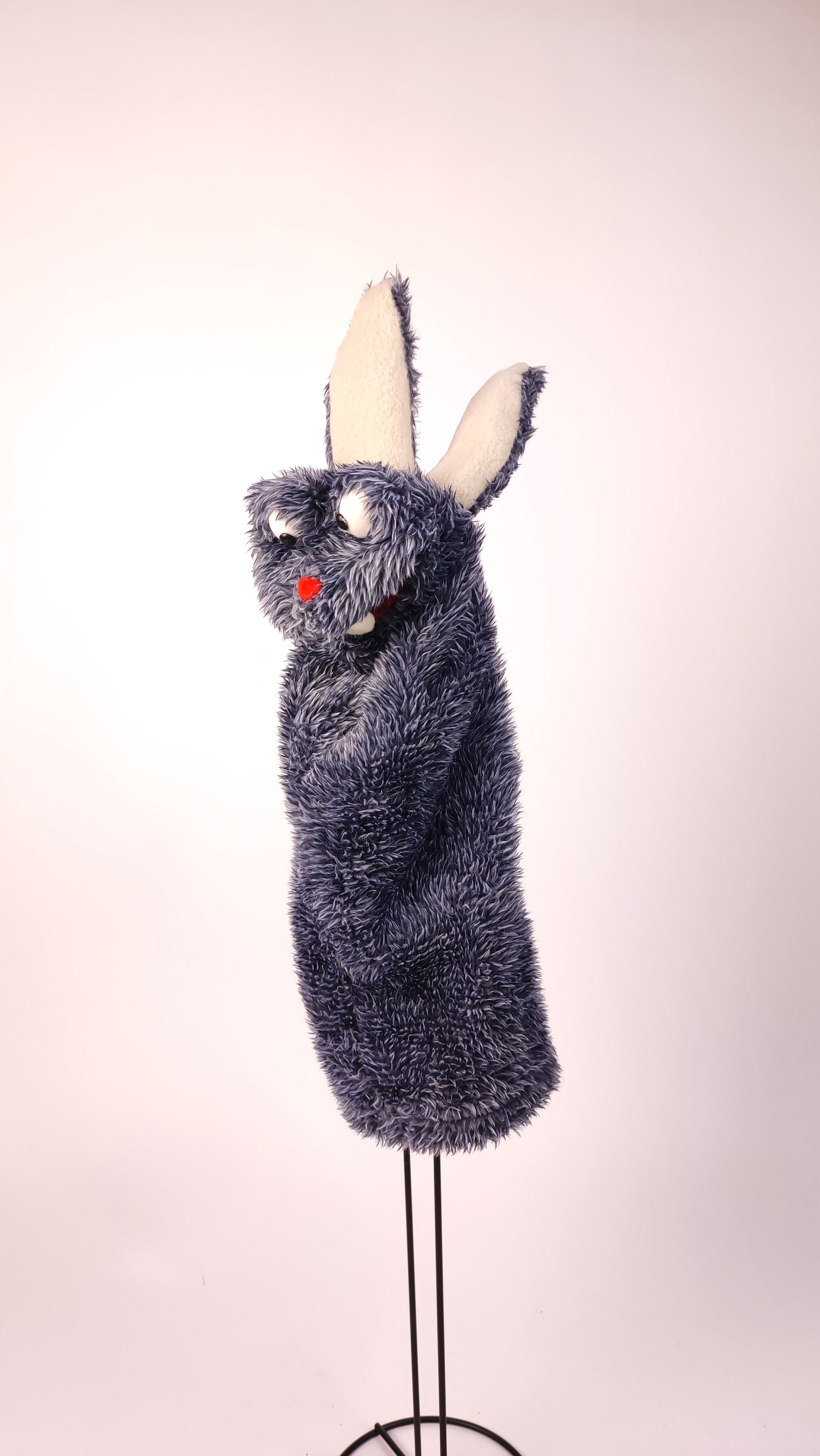Henry the Rabbit - Hand Puppet, Muppet Style, Therapeutic Puppet - Etsy