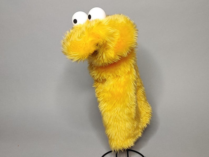 Yellow Sock Hand Puppet - for Therapy, Camera and Fun! - Etsy