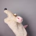 White Mouse Muppet Style Puppet Hand Puppet Dumbo Rat Educational Tool ...