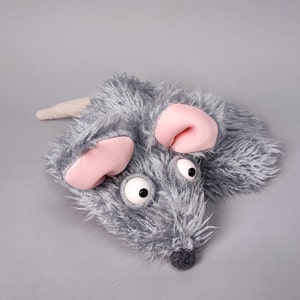 Gray Mouse Muppet Style Puppet Hand Puppet Cute Rat Speech Therapy ...