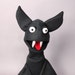 Vampire Bat Handmade Professional Puppet Bat Plushie With Movable Mouth ...
