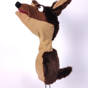 Loco the Jackal - Hand Puppet, Therapeutic Puppet, NVC - Etsy