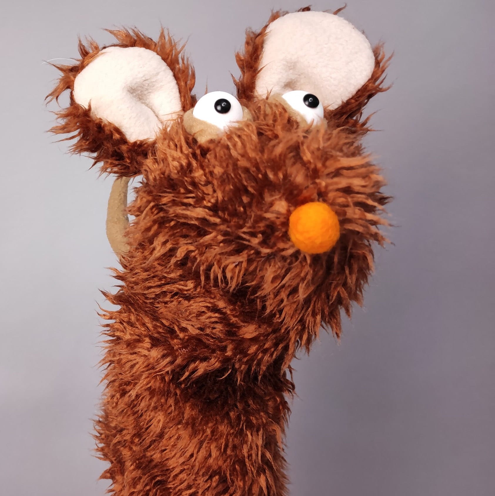 Kukiełka W Stylu Muppet Rusty Mouse | Kukiełka Ręczna | Uroczy Szczur ...