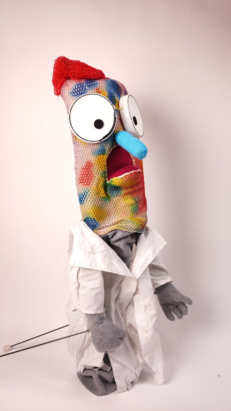 Amazed Scientist Puppet Muppet Style, Hand Puppet - Etsy