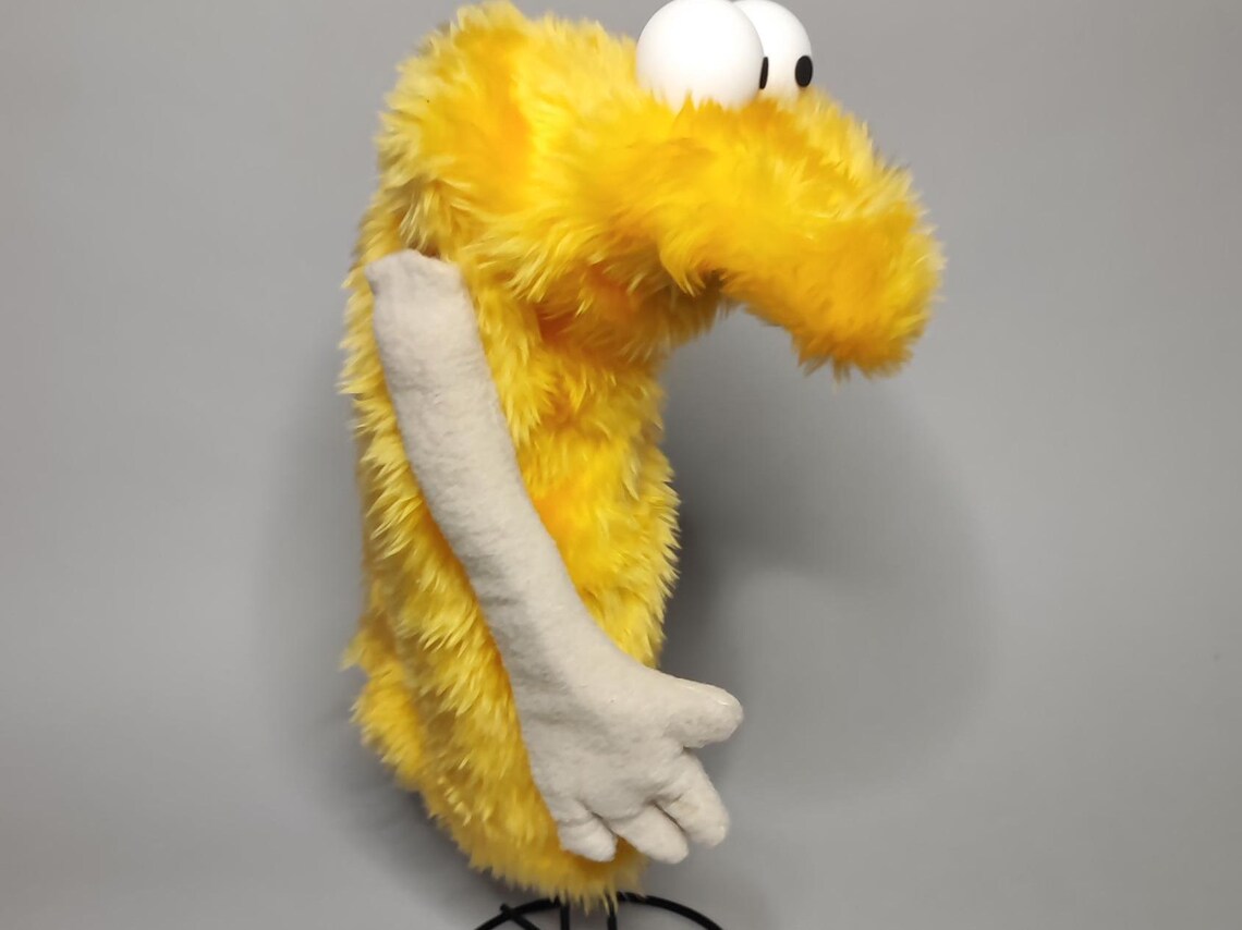 Yellow Sock Hand Puppet - for Therapy, Camera and Fun! - Etsy