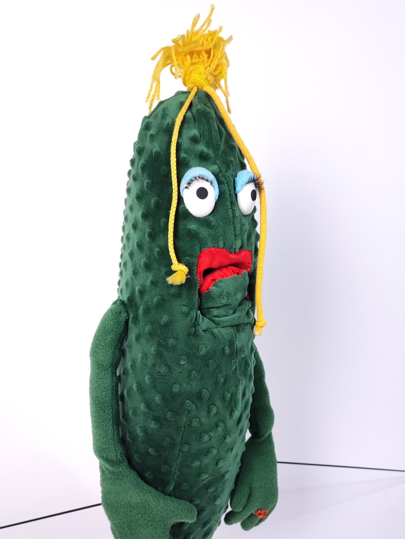 Lady Cucumber Muppet Style Puppet Healthy Food Education for Children ...